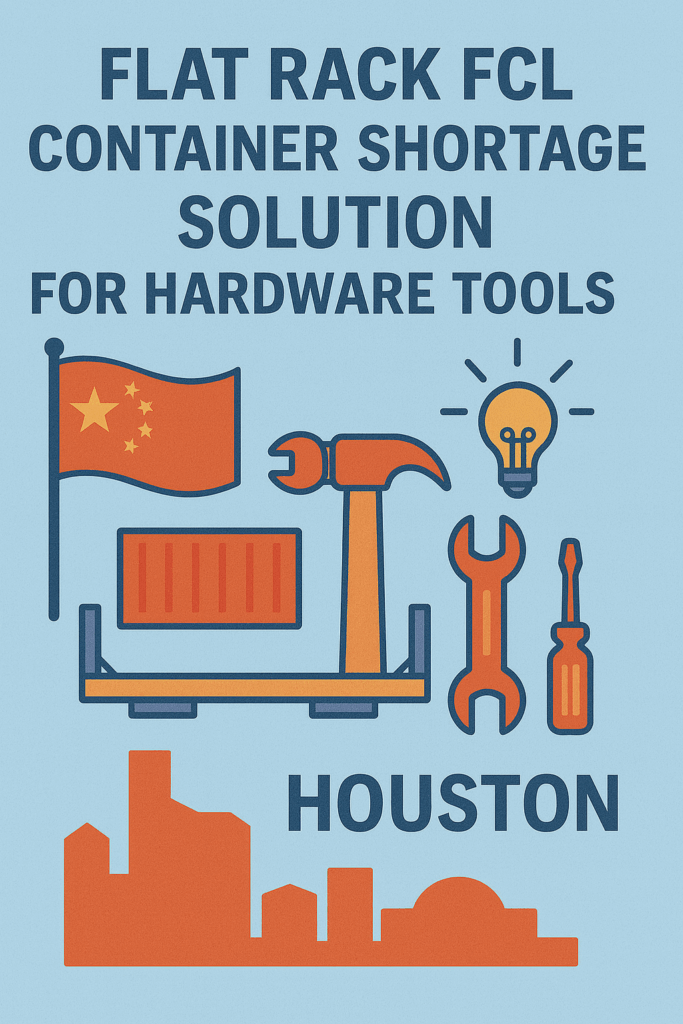 Flat Rack FCL Container Shortage Solution China–Houston - Top China Freight
